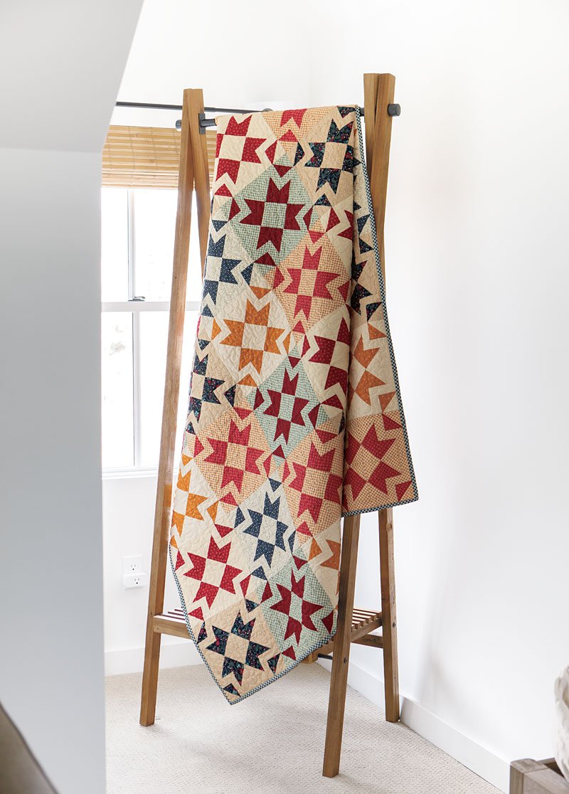 Free Quilt Pattern GO! Beach Cabin Throw