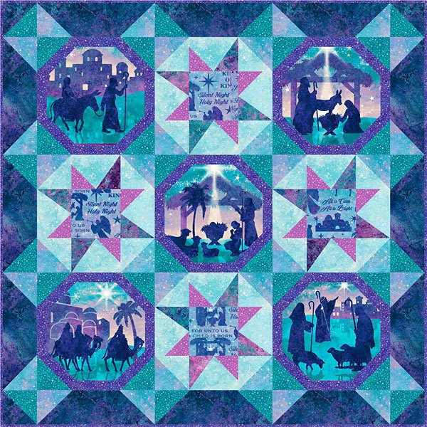 Cameo Stars Wall Quilt Kit | ConnectingThreads.com