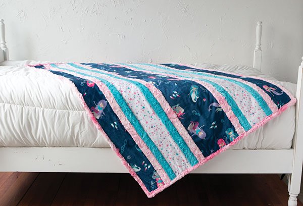 Mermaid Tale Cuddle Quilt Kit | ConnectingThreads.com
