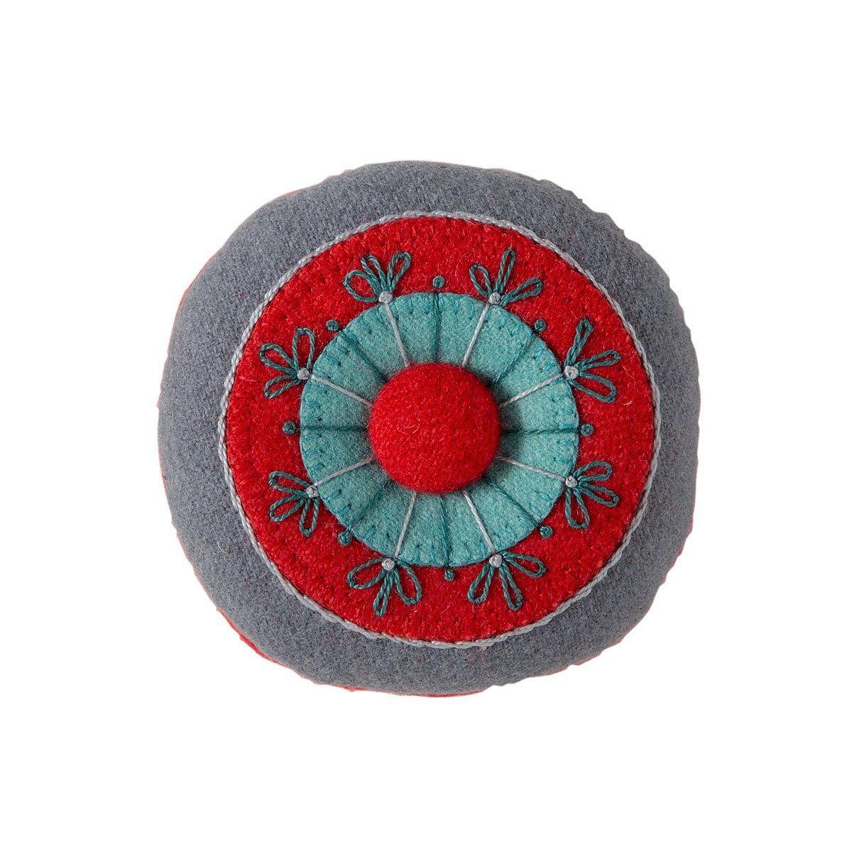 Circle & Stitches Wool Pin Cushion | ConnectingThreads.com