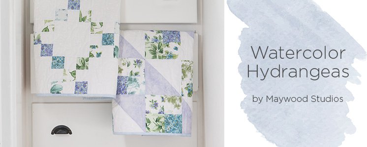 Watercolor Hydrangeas | ConnectingThreads.com