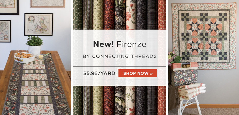 ConnectingThreads.com - Exclusive Quilting Fabric, Quilt Fabric by the yard, Quilting Thread ...